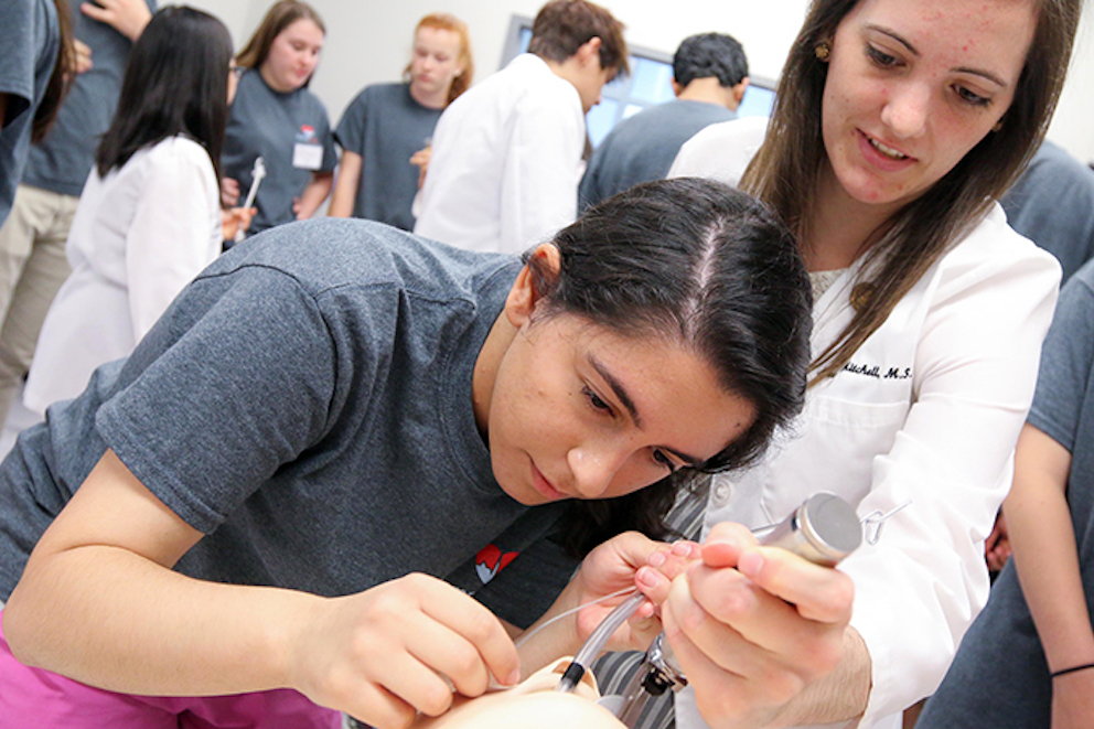 Heart of the matter: TCOM students provide hands-on lessons in health ...