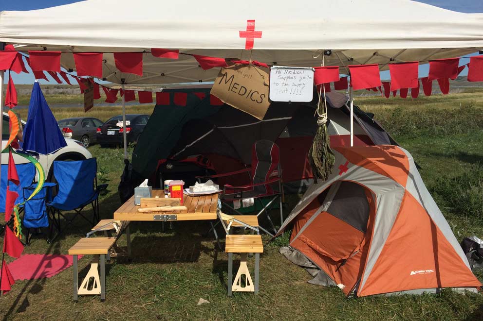 Demonstration medicine: DO volunteered at Standing Rock