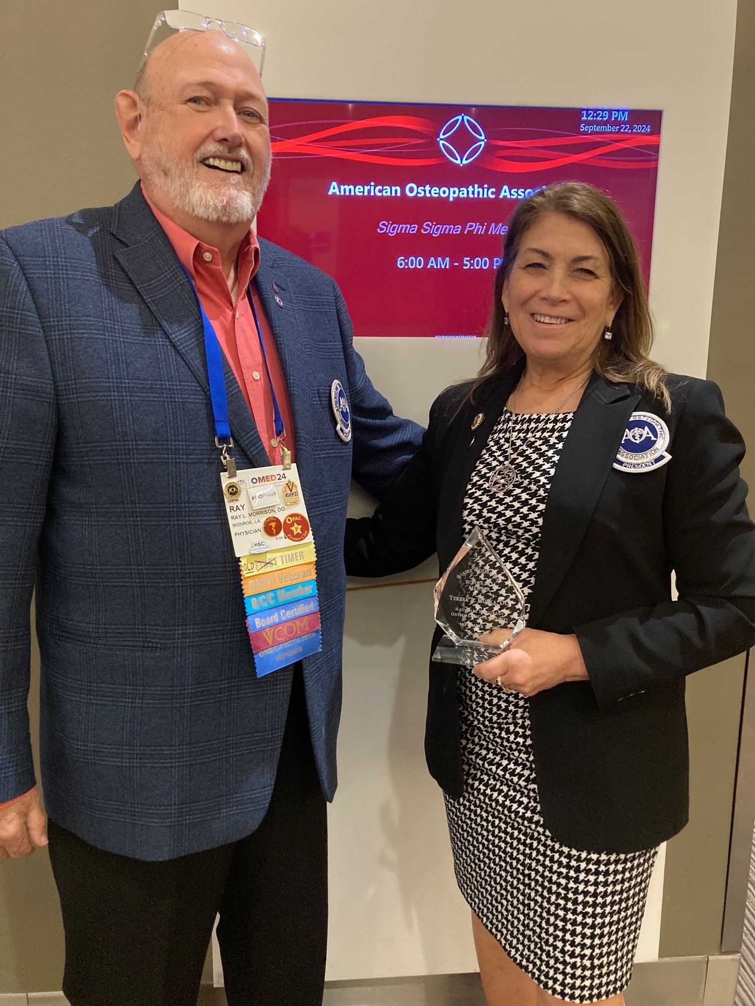 Honoring a champion of osteopathic medicine